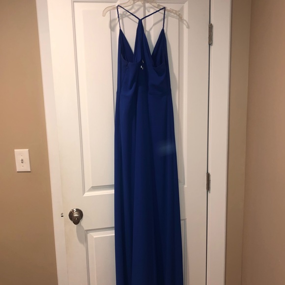 SAYLOR | Dresses | Saylor Blue Evening Gown With Split | Poshmark